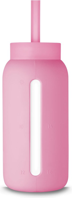 Muuki Lounge Straw + Cap | Herbruikbaar Siliconen Rietje Met Drukvaste ...