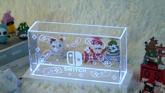 Clixify Glazen Display Box Geschikt Voor Nintendo Switch Vitrine Box ...