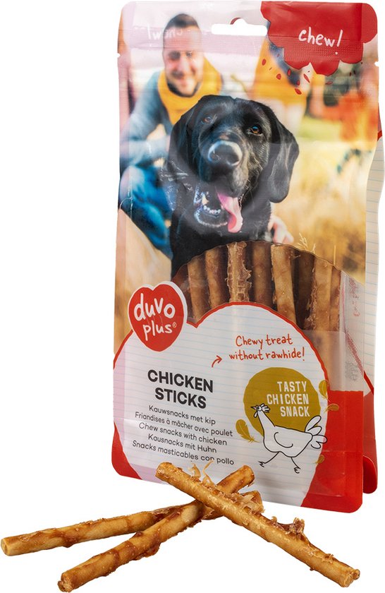 Duvoplus - Hondensnack - Hond - Chew! Kip Sticks 12,5cm - 30pcs / 330g ...