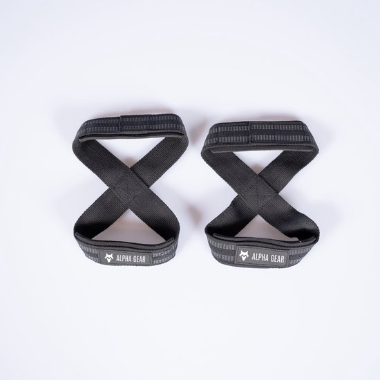 8-figure Straps - Alpha Gear - Lifting Straps - Bodybuilding ...