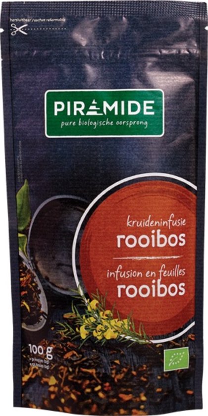 Piramide Biologische Thee Rooibos 100 gr | bol