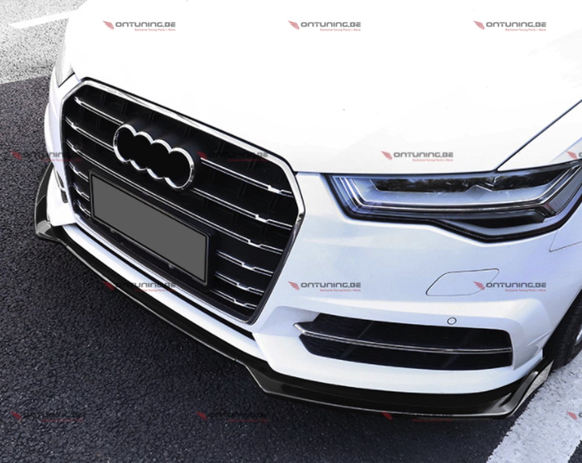 Audi A6 C7.5 (2014-2018) RS Look Front Lip Glans Zwart | bol