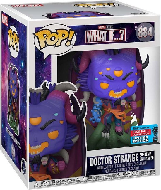 Pop Marvel: What if - Doctor Strange Supreme Unleashed - Funko Pop #884 ...