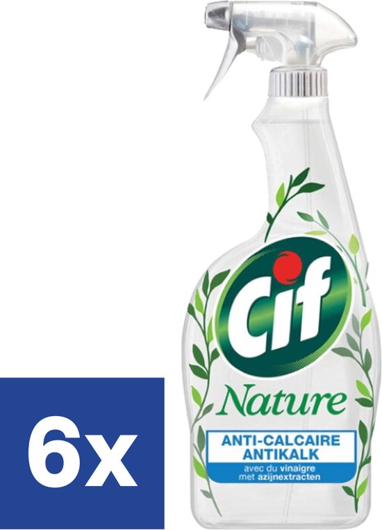 Cif Nature Spray Badkamer - 6 x 750 ml | bol