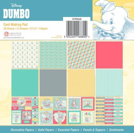 Dumbo - Card Making 8x8 Pad | bol