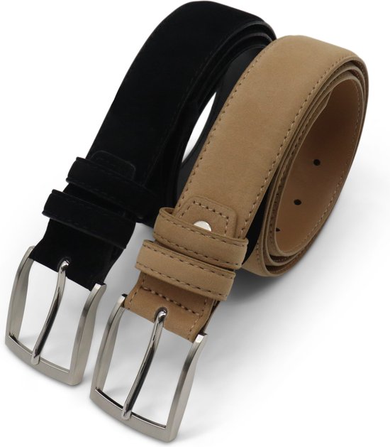 Riem Vegan Suede Beige - Riemmaat 100 - totale lengte 115 | bol