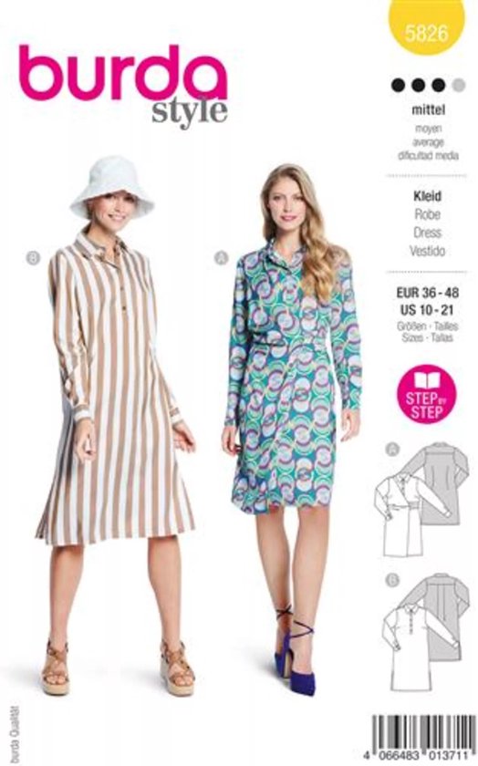 Burda nr.5826 maat 36-48 | bol