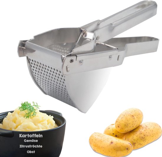 Aardappelpers voor aardappelpuree - Spätzle pers - aardappelpers - Pers ...
