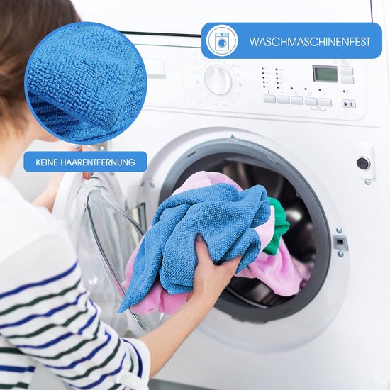 36 stuks, pluisvrij, streepvrij, microvezel poetsdoek, absorberende ...
