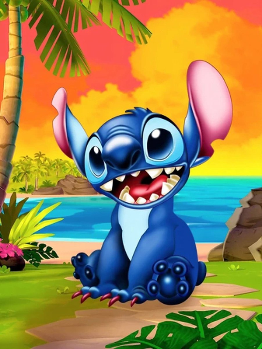 Lilo & Stitch Diamond Painting - Lilo en Stitch - Diamond Painting ...
