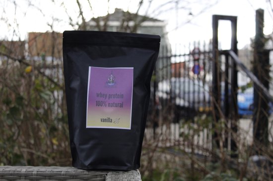 100% natuurlijk whey protein 1 kilo vanillie, whey proteine poeder ...