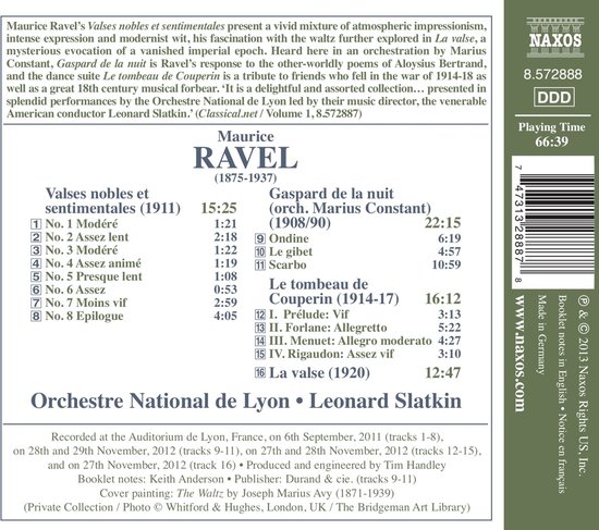 Orchestre National De Lyon, Leonard Slatkin - Ravel: Orchestral Works Volume 2 (CD),... | bol