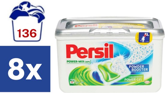 Persil Power Mix Universal Wascapsules - 8 x 17 pods | bol