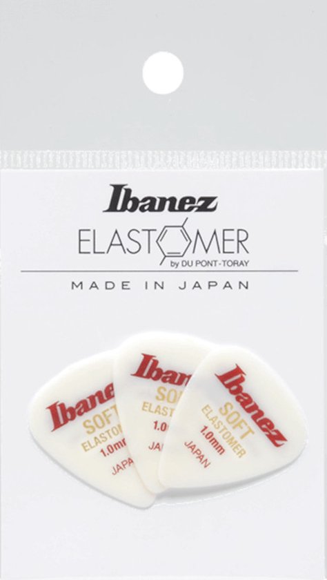 Ibanez BEL14ST10 Elastomer Picks Soft - Plectrum set | bol