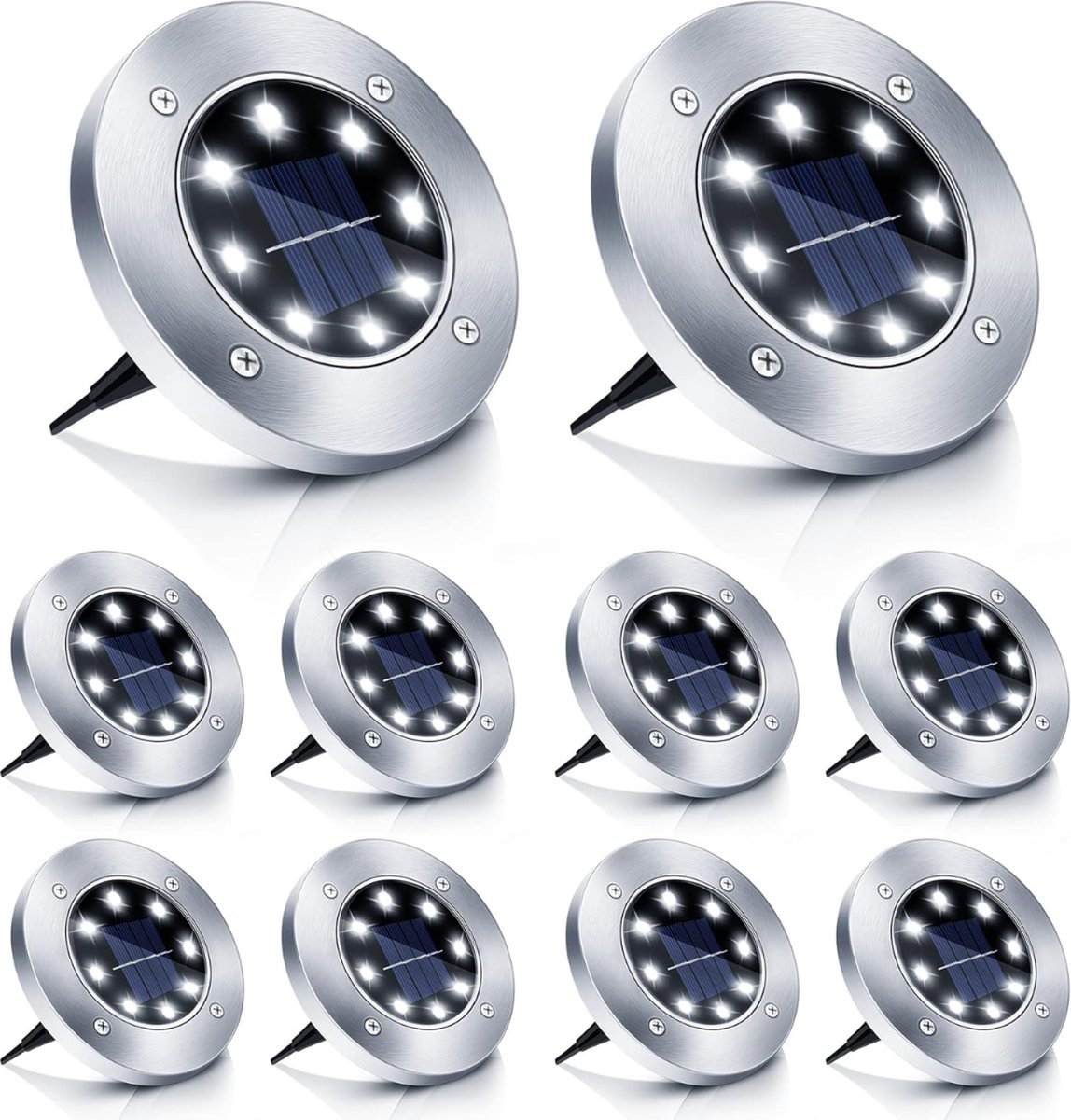 Solar Tuinverlichting Grondspots - Solar Tuinverlichting Zonne Energie ...