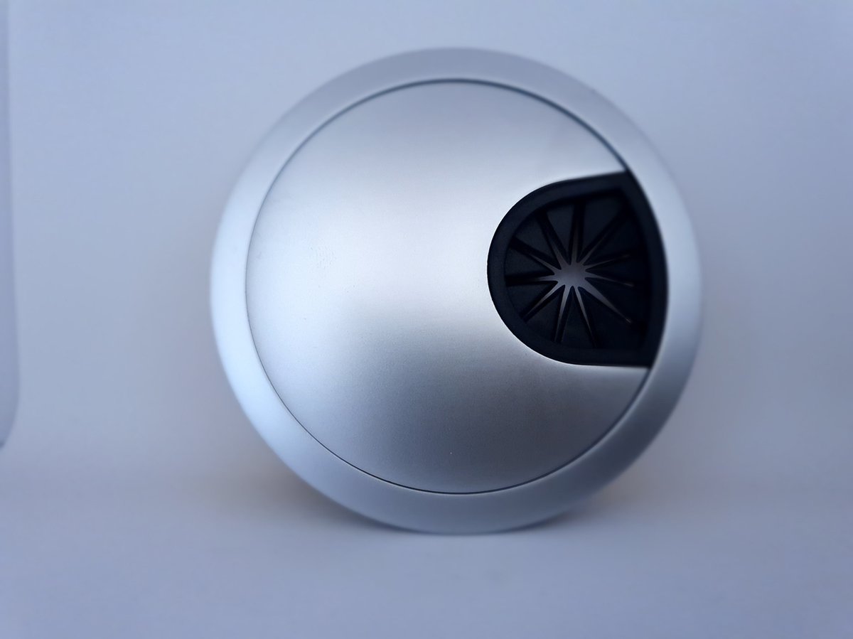 Kabeldoorvoer rond 80 ALUMINIUM Optisch, Rubber afsluiting. | bol