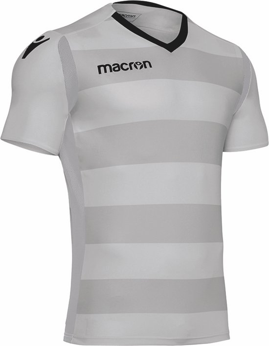 Sportshirt SS, Macron Alphard, Silver/Grey, maat XXL | bol