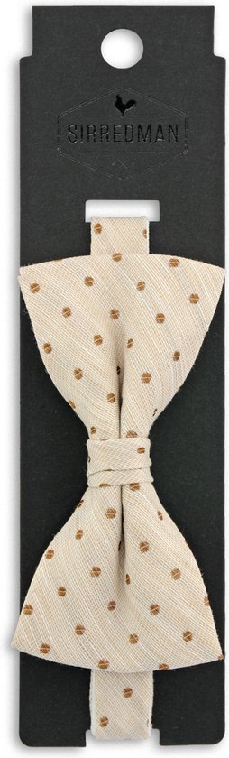 Sir Redman - strik - Dapper Dot - beige / bruin | bol