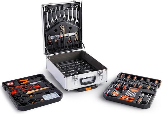 Werckmann - gereedschapskoffer - 300 delig - koffer - Gereedschapset - gereedschap -... | bol