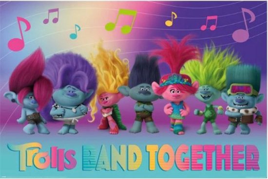 Trolls Band Together Poster 61x91.5cm | bol