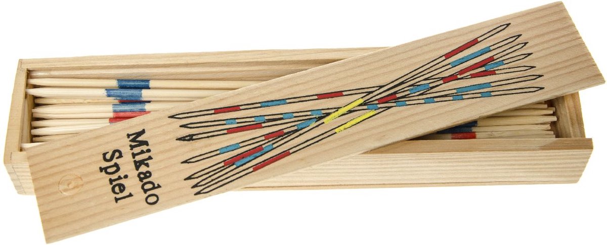 Mikado Spel - Houten Mikado Game - Standaard editie - 31 delig - in ...