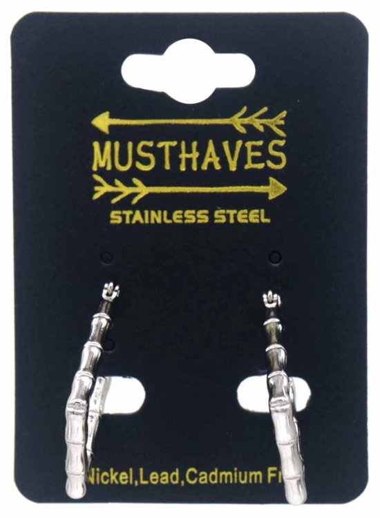 Oorbellen - Oorringen - RVS - 2,5 cm - Zilverkleurig | bol