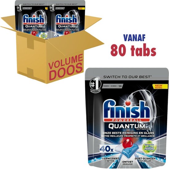 Finish Powerball Quantum Ultimate Ontvetter (2 x 40 Tabs) | bol