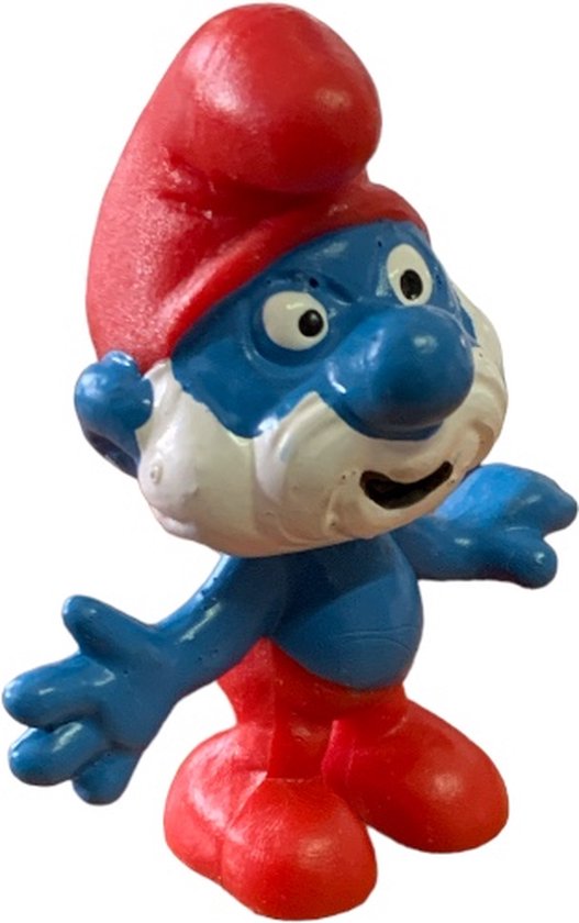 Grote smurf met baard - Schleich speelfiguurtje - 5,5 cm - Nr. 20001 | bol
