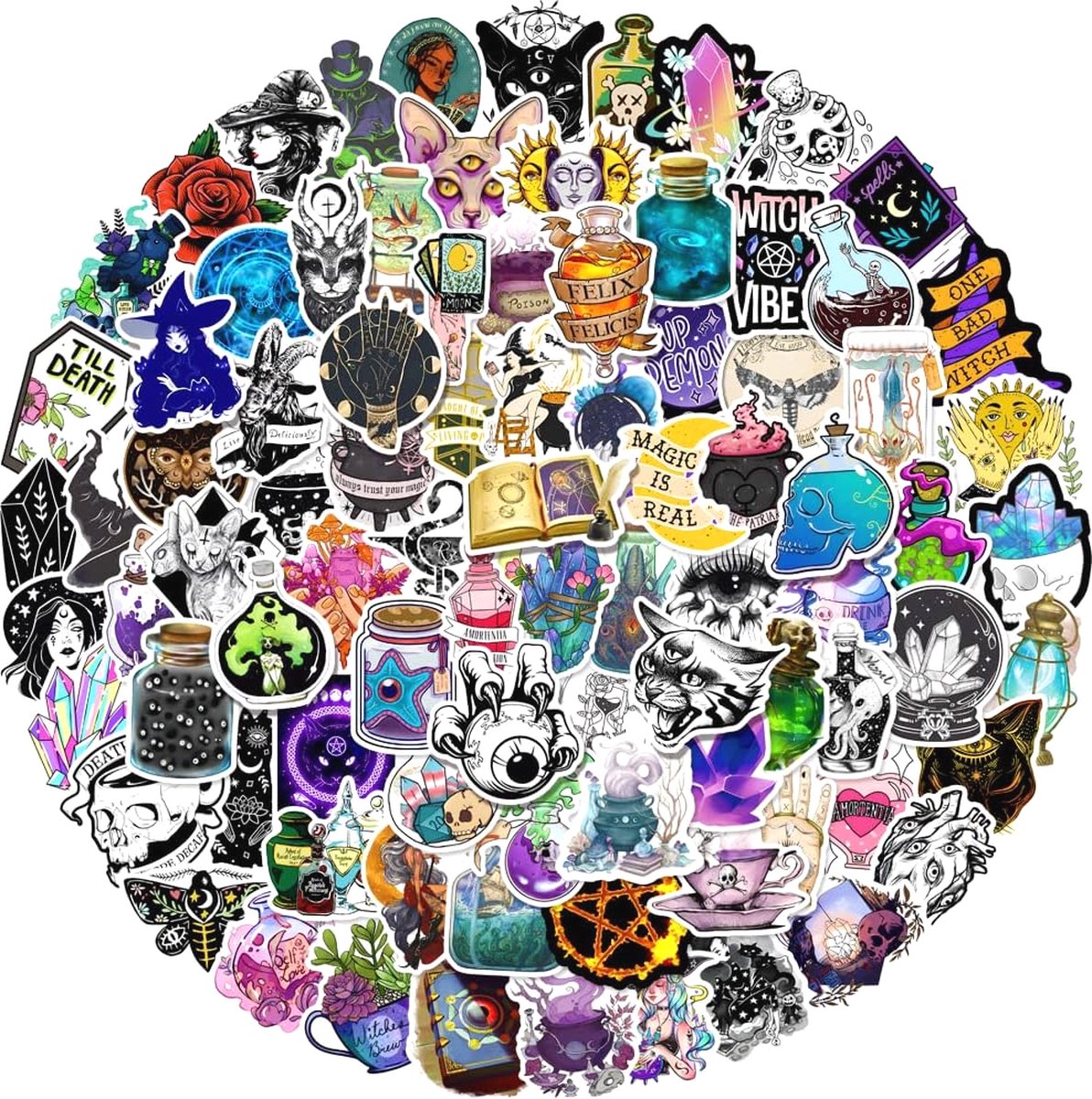 100-delige set Waterdichte Vinylstickers voor Apothekers - Perfect voor ...
