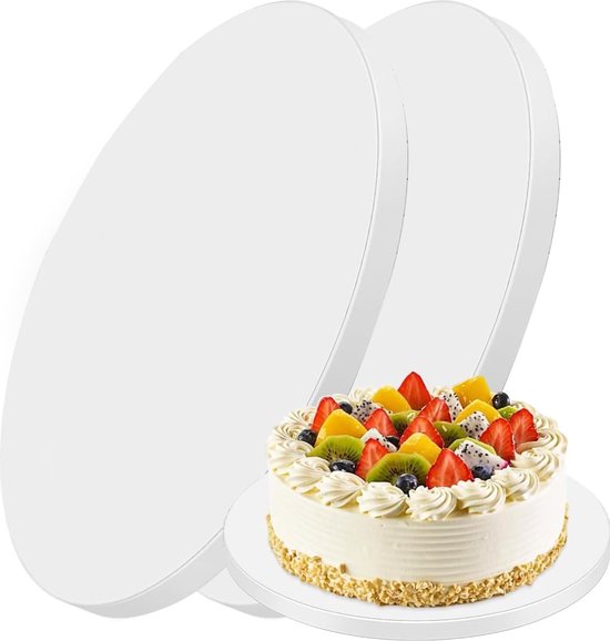 Planche à gâteau 30 cm, ronde, 12 mm, planche à gâteau, fond de gâteau ...