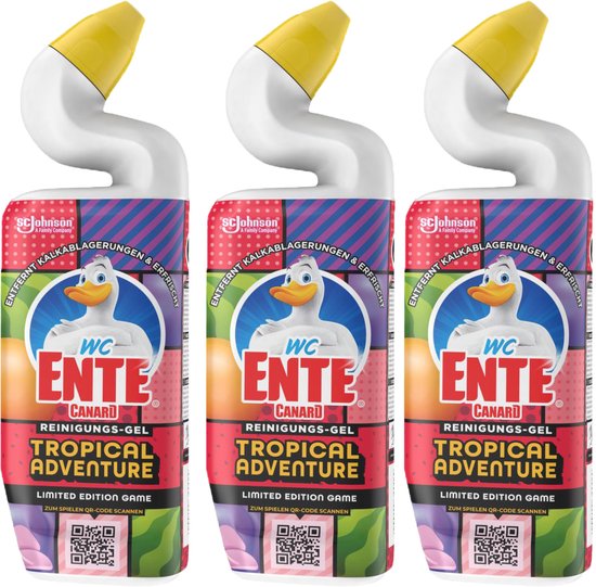 WC Eend - WC Ente Toiletreiniger Tropical adventure 3 x 750 ml Wc ...