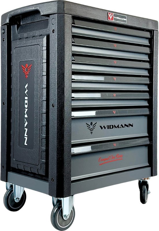 WIDMANN [ WM-C1-6GR ] Tool trolley COMPACT ONE - 7 Drawers - GREY- | bol