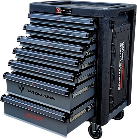 WIDMANN [ WM-C1-6GR ] Tool trolley COMPACT ONE - 7 Drawers - GREY- | bol