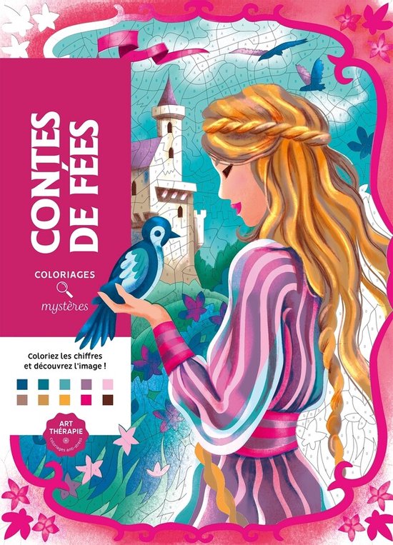 Disney Coloriages Mystères Contes de Fées - Kleuren op nummer Kleurboek ...