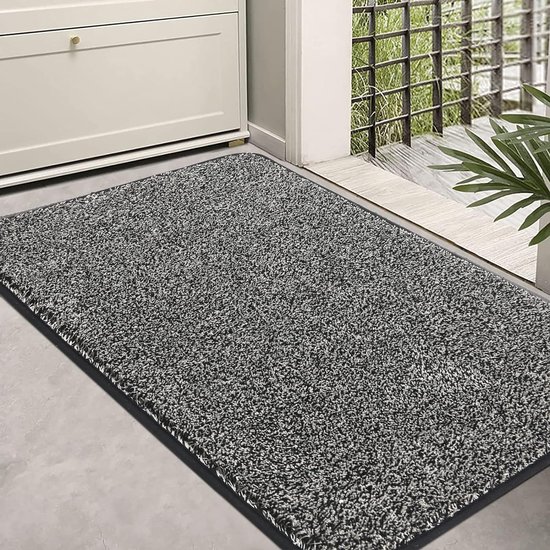 Vloermat voor binnen en buiten, machinewasbaar, modder vuilvanger ...