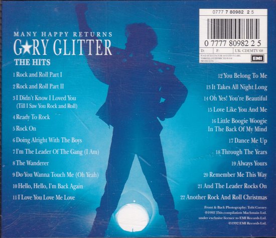 Many Happy Returns - The Hits, Gary Glitter | Muziek | bol