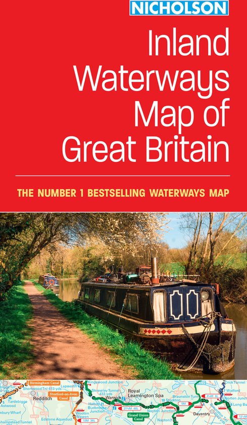 Nicholson Waterways Guides- Nicholson Inland Waterways Map of Great ...