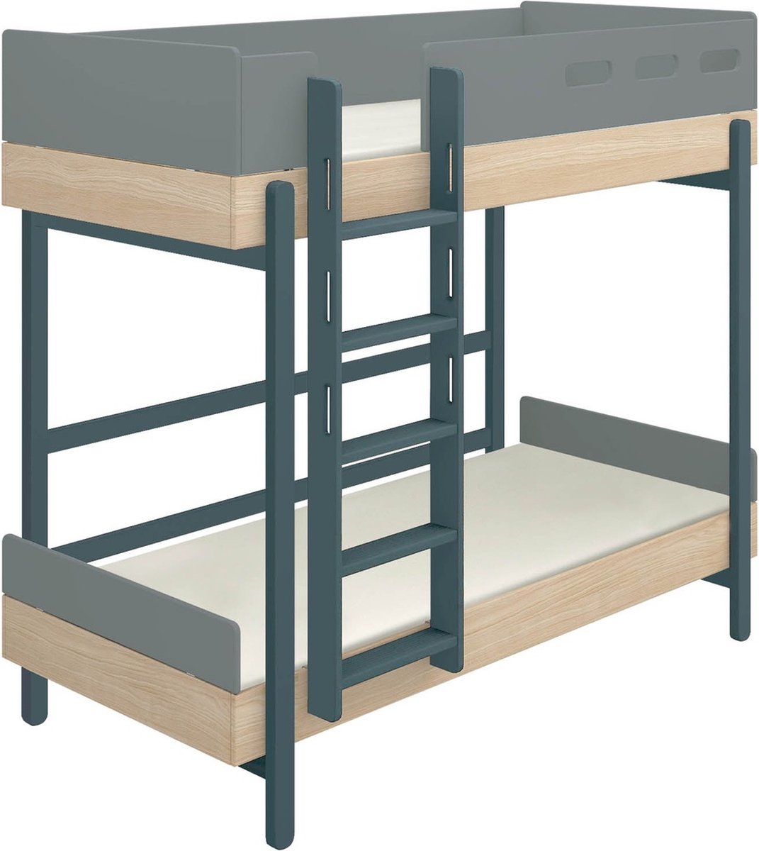 Stapelbed met rechte ladder | bol