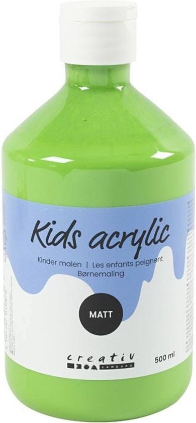 Acrylverf – Lichtgroene Verf – Acrylaatverf – Acrylic paint – Hobbyverf ...