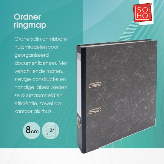 SOHO Ordner – Ordners – Ringmappen – Documentenmap – 2–Rings Ringband ...