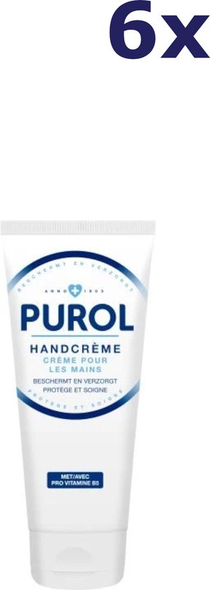 6x Purol Handcreme Tube 100 ml | bol