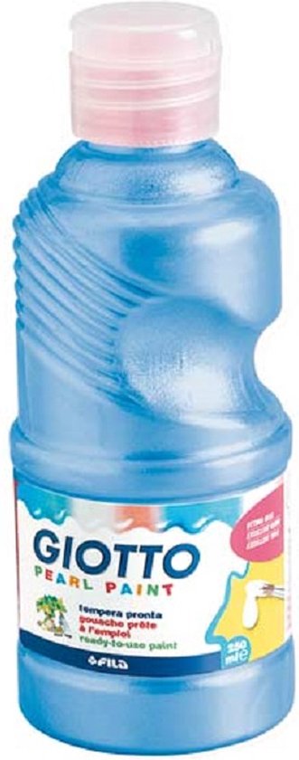 Giotto Bottle 250 ml Pearl Paint Blue | Games | bol