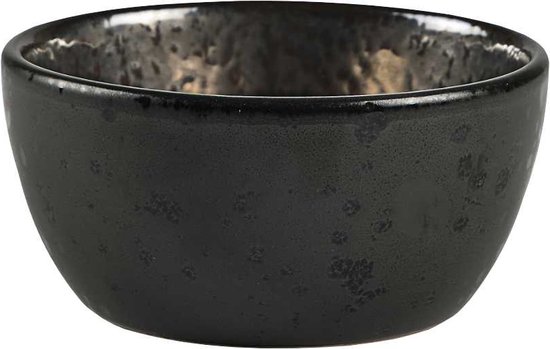 Bitz Bowl zwart-brons - Diameter 10 cm - Hoogte 5 cm | bol