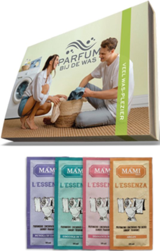 Mami Milano Wasparfum Proefpakket Frits 4 x 10ml - Parfum bij de was | bol
