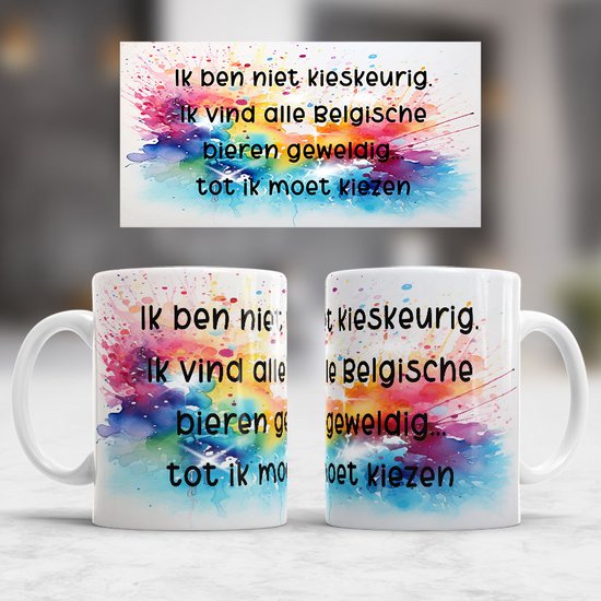 Mok Ik ben niet kieskeurig. Ik vind alle Belgische bieren geweldig... tot ik moet... | bol