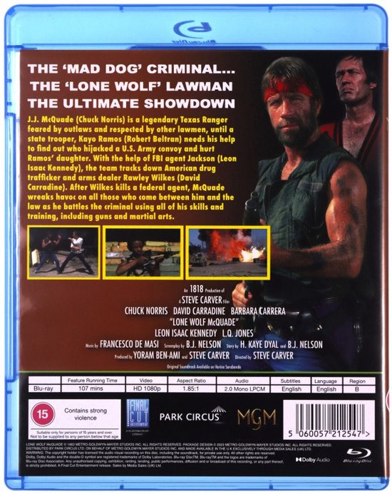 Lone Wolf McQuade [Blu-Ray] (Blu-ray), David Carradine | Dvd's | bol