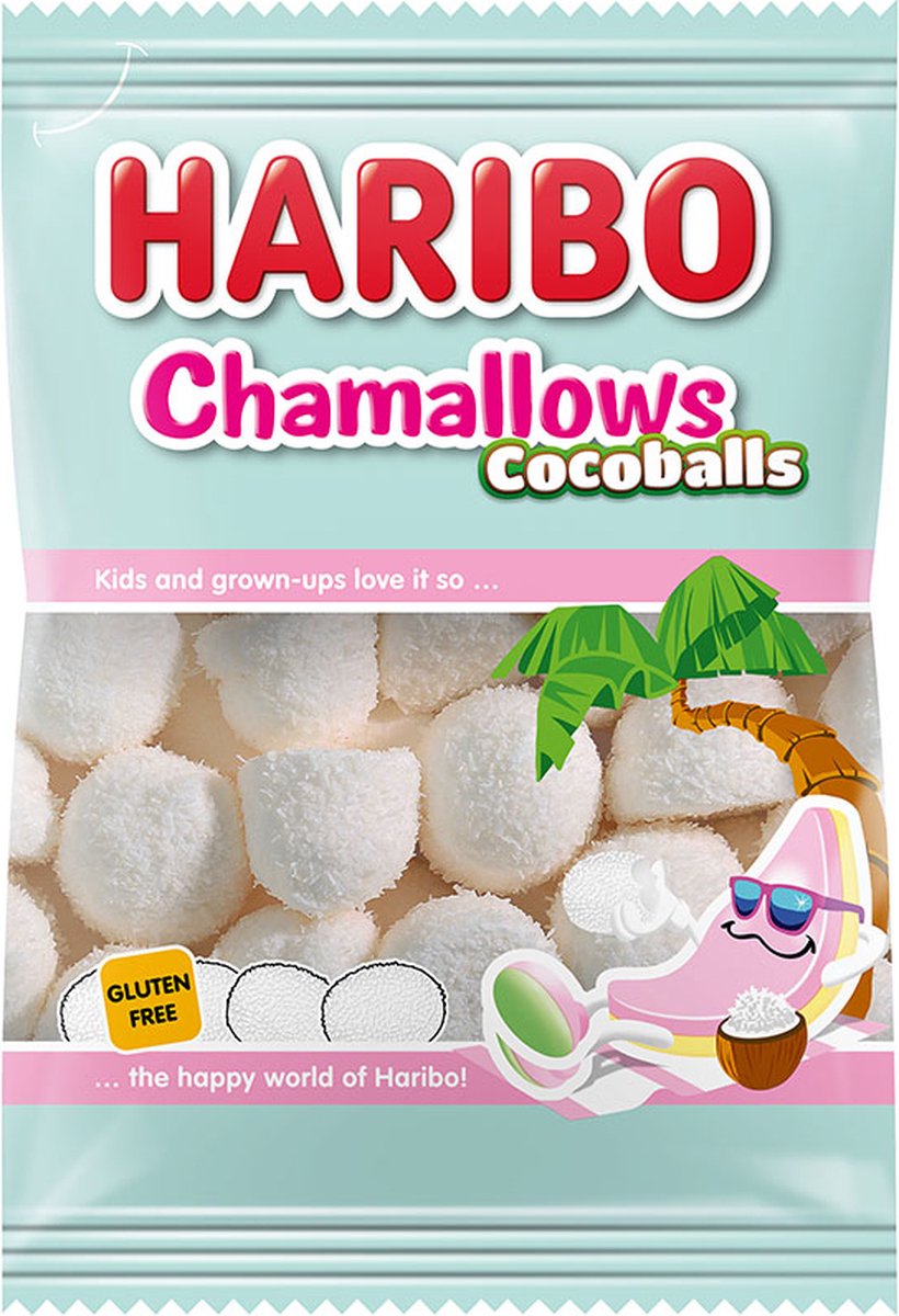 Haribo Chamallows Cocoballs snoep MEGA PACK - 1000g | bol
