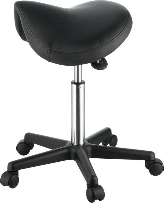 Dakta® Tabouret de selle avec roulettes Capacité de poids de 400 lb ...