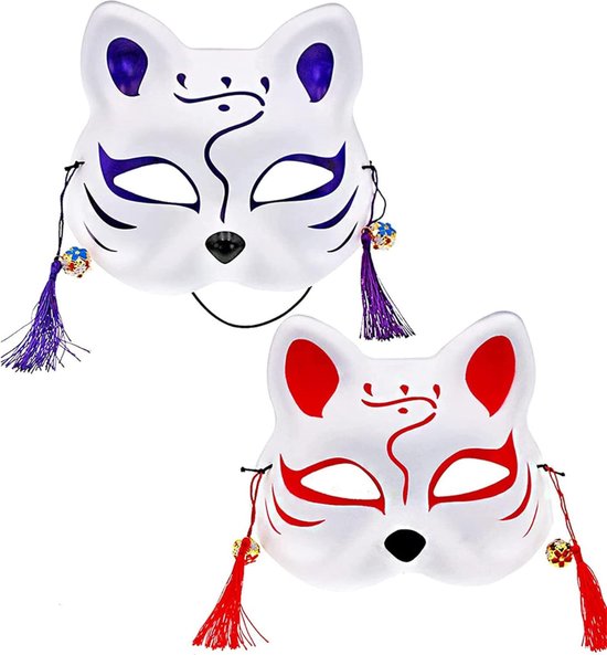 Masker - "Betoverend Vos & Kat Cosplay Masker Set: Perfect voor ...