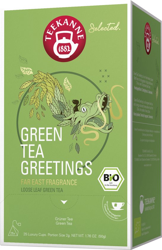 Teekanne - Green Tea Greetings - groene thee puur - 200 luxe ...